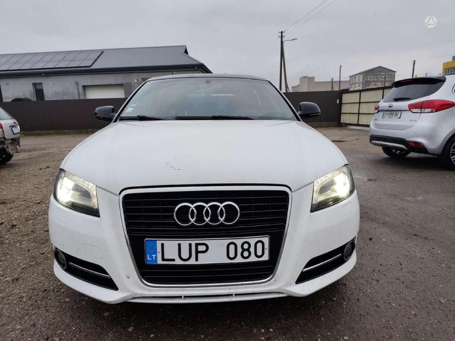 White Audi A3 2010 in Taurage, with an engine capacity of 1.97 L and mileage of 343 thousand km for 3700 €, photo 1 on AUTOMOTO.COM.LV