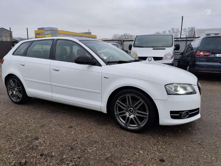 White Audi A3 2010 in Taurage, with an engine capacity of 1.97 L and mileage of 343 thousand km for 3700 €, photo 3 on AUTOMOTO.COM.LV