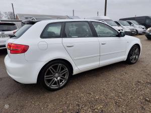 White Audi A3 2010 in Taurage, with an engine capacity of 1.97 L and mileage of 343 thousand km for 3700 €, photo 4 on AUTOMOTO.COM.LV