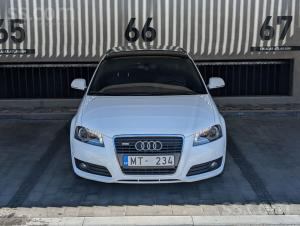White Audi A3 2010 in Riga, with an engine capacity of 1.60 L and mileage of 275 thousand km for 7300 €, photo 4 on AUTOMOTO.COM.LV