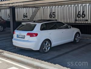 White Audi A3 2010 in Riga, with an engine capacity of 1.60 L and mileage of 275 thousand km for 7300 €, photo 6 on AUTOMOTO.COM.LV