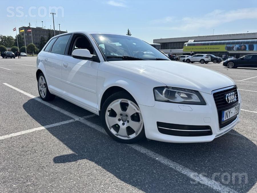 White Audi A3 2010 in Riga, with an engine capacity of 1.60 L and mileage of 0 thousand km for 6700 €, photo 10 on AUTOMOTO.COM.LV