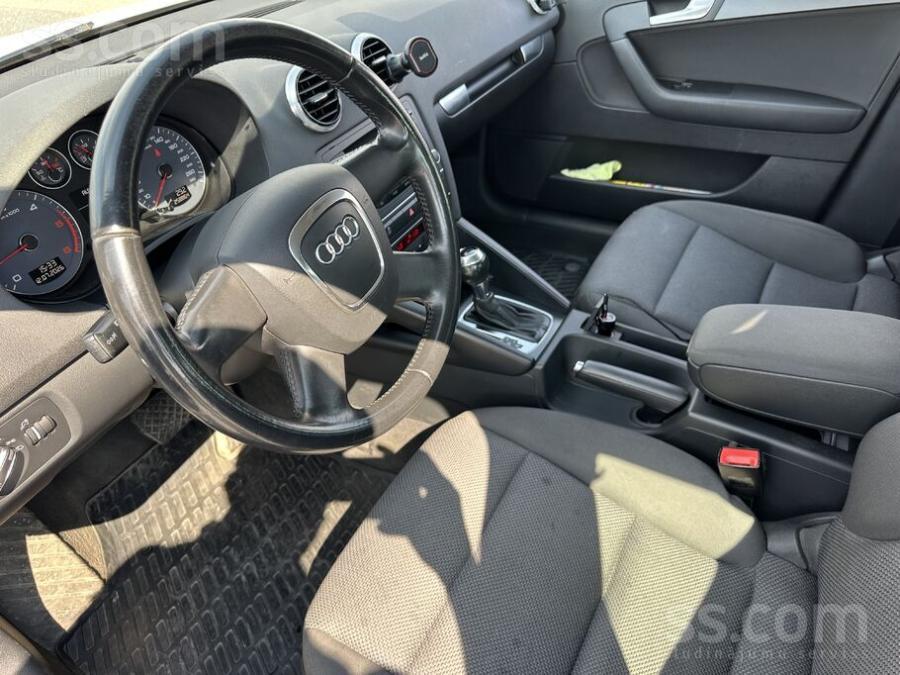 White Audi A3 2010 in Riga, with an engine capacity of 1.60 L and mileage of 0 thousand km for 6700 €, photo 13 on AUTOMOTO.COM.LV