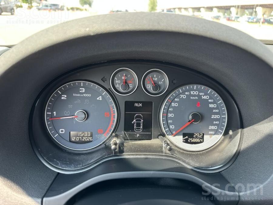 White Audi A3 2010 in Riga, with an engine capacity of 1.60 L and mileage of 0 thousand km for 6700 €, photo 14 on AUTOMOTO.COM.LV