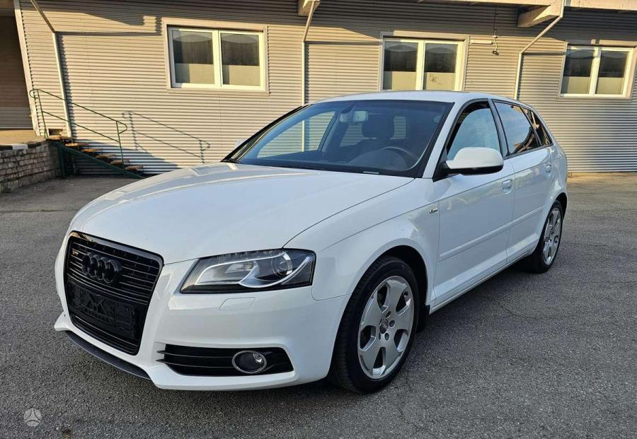 White Audi A3 2010 in Kelme, with an engine capacity of 1.60 L and mileage of 231 thousand km for 5500 €, photo 1 on AUTOMOTO.COM.LV