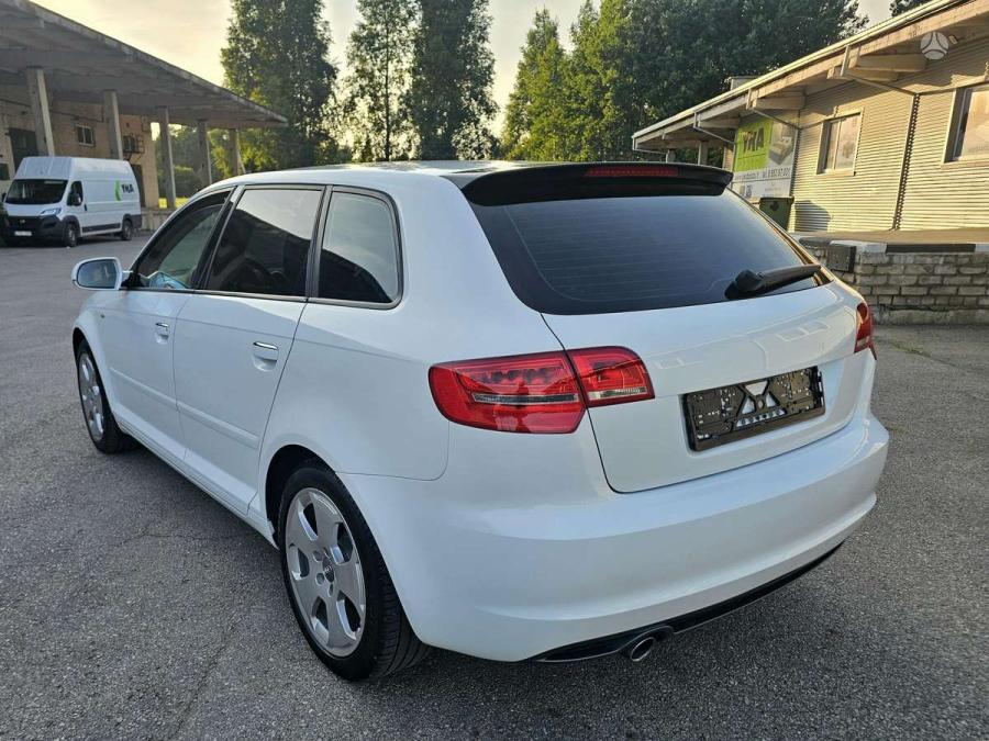 White Audi A3 2010 in Kelme, with an engine capacity of 1.60 L and mileage of 231 thousand km for 5500 €, photo 4 on AUTOMOTO.COM.LV
