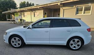 White Audi A3 2010 in Kelme, with an engine capacity of 1.60 L and mileage of 231 thousand km for 5500 €, photo 7 on AUTOMOTO.COM.LV