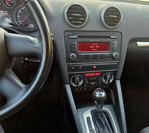 White Audi A3 2010 in Kelme, with an engine capacity of 1.60 L and mileage of 231 thousand km for 5500 €, photo 10 on AUTOMOTO.COM.LV