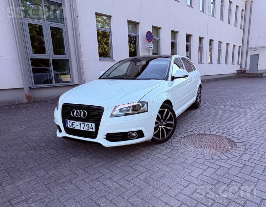 White Audi A3 2010 in Jelgava, with an engine capacity of 1.60 L and mileage of 263 thousand km for 6250 €, photo 1 on AUTOMOTO.COM.LV