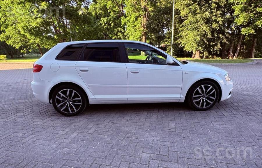 White Audi A3 2010 in Jelgava, with an engine capacity of 1.60 L and mileage of 263 thousand km for 6250 €, photo 7 on AUTOMOTO.COM.LV