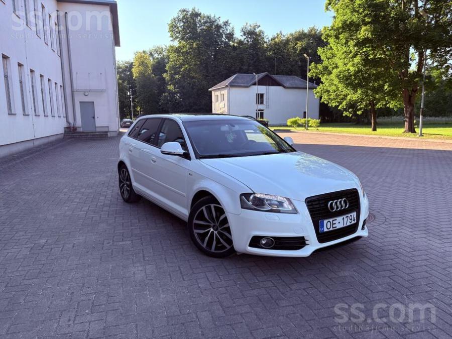 White Audi A3 2010 in Jelgava, with an engine capacity of 1.60 L and mileage of 263 thousand km for 6250 €, photo 8 on AUTOMOTO.COM.LV