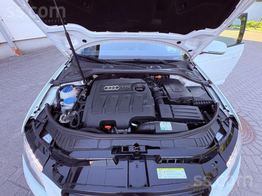 White Audi A3 2010 in Jelgava, with an engine capacity of 1.60 L and mileage of 263 thousand km for 6250 €, photo 21 on AUTOMOTO.COM.LV
