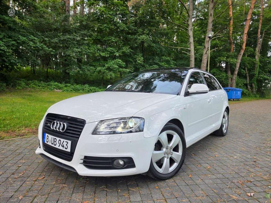 White Audi A3 2010 in Prienai, with an engine capacity of 1.97 L and mileage of 259 thousand km for 5099 €, photo 3 on AUTOMOTO.COM.LV