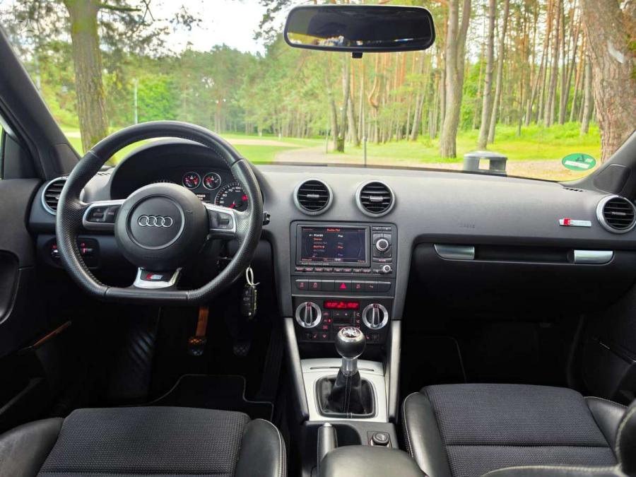 White Audi A3 2010 in Prienai, with an engine capacity of 1.97 L and mileage of 259 thousand km for 5099 €, photo 13 on AUTOMOTO.COM.LV