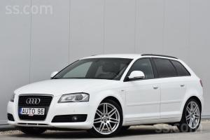 White Audi A3 2010 in Riga, with an engine capacity of 2.00 L and mileage of 243 thousand km for 6750 €, photo 1 on AUTOMOTO.COM.LV