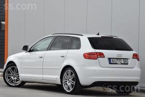 White Audi A3 2010 in Riga, with an engine capacity of 2.00 L and mileage of 243 thousand km for 6750 €, photo 4 on AUTOMOTO.COM.LV