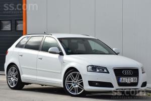 White Audi A3 2010 in Riga, with an engine capacity of 2.00 L and mileage of 243 thousand km for 6750 €, photo 5 on AUTOMOTO.COM.LV