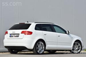 White Audi A3 2010 in Riga, with an engine capacity of 2.00 L and mileage of 243 thousand km for 6750 €, photo 7 on AUTOMOTO.COM.LV