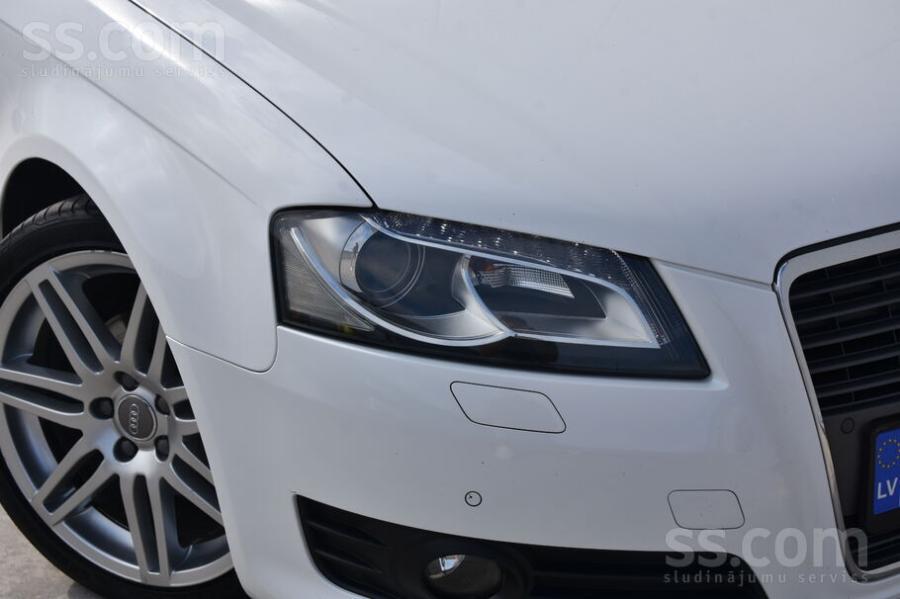 White Audi A3 2010 in Riga, with an engine capacity of 2.00 L and mileage of 243 thousand km for 6750 €, photo 28 on AUTOMOTO.COM.LV