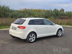 White Audi A3 2010 in Jelgava, with an engine capacity of 1.60 L and mileage of 312 thousand km for 4500 €, photo 6 on AUTOMOTO.COM.LV