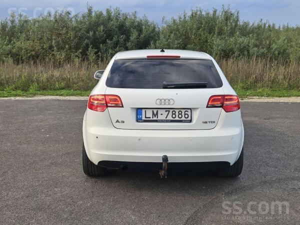 Balts Audi A3 2010 Jelgava, ar dzinēja tilpumu 1.60 L un nobraukumu 312 tūkst. km par 4500 €, foto 8 vietnē AUTOMOTO.COM.LV