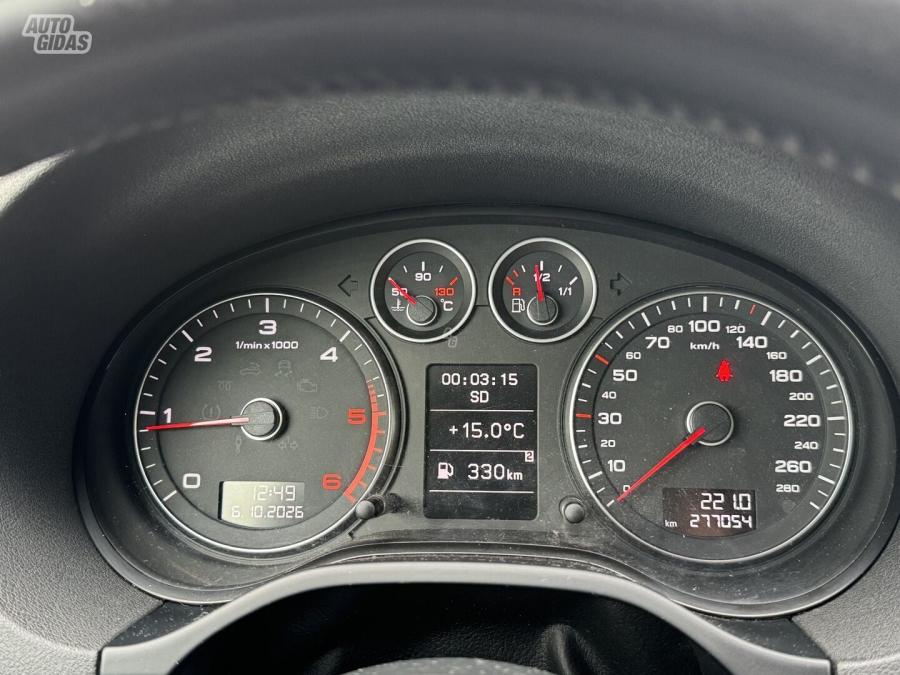 White Audi A3 2010 in Kaunas, with an engine capacity of 1.60 L and mileage of 270 thousand km for 6000 €, photo 12 on AUTOMOTO.COM.LV