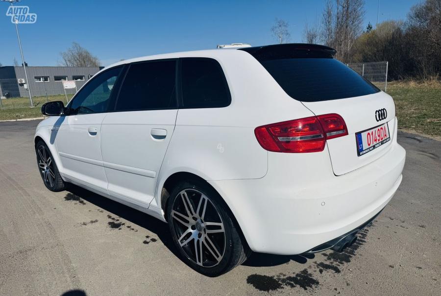 Balts Audi A3 2011 Šauļi, ar dzinēja tilpumu 1.80 L un nobraukumu 266 tūkst. km par 4995 €, foto 4 vietnē AUTOMOTO.COM.LV