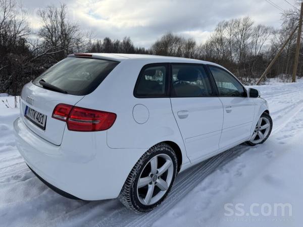 Balts Audi A3 2011 Ludza, ar dzinēja tilpumu 2.00 L un nobraukumu 0 tūkst. km par 5500 €, foto 7 vietnē AUTOMOTO.COM.LV