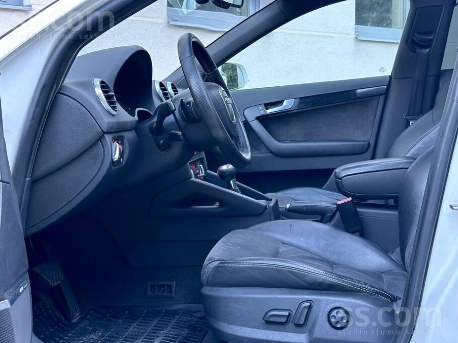 White Audi A3 2011 in Jelgava, with an engine capacity of 2.00 L and mileage of 248 thousand km for 6450 €, photo 10 on AUTOMOTO.COM.LV