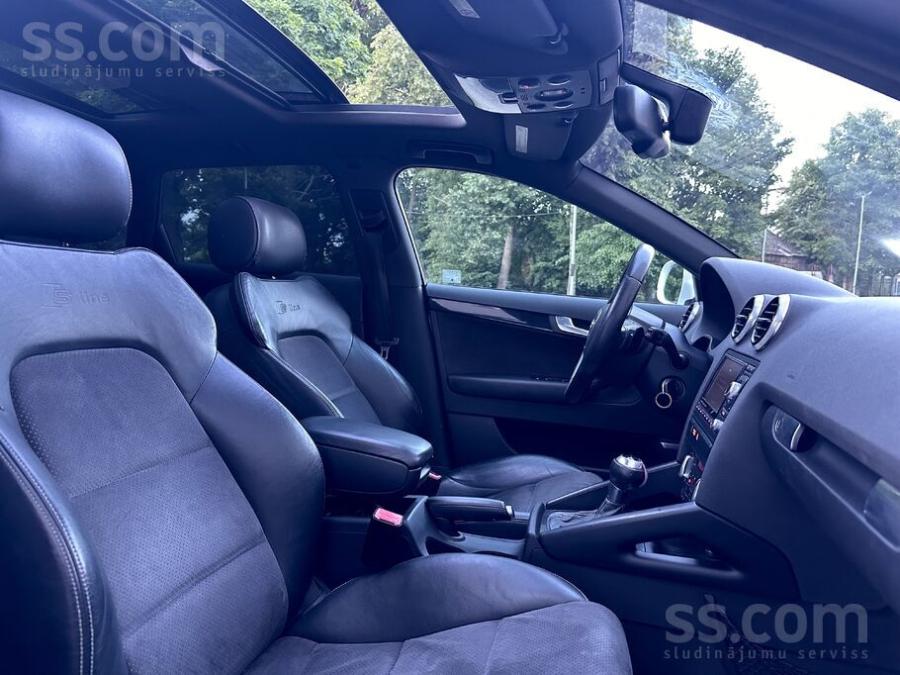 White Audi A3 2011 in Jelgava, with an engine capacity of 2.00 L and mileage of 248 thousand km for 6450 €, photo 15 on AUTOMOTO.COM.LV