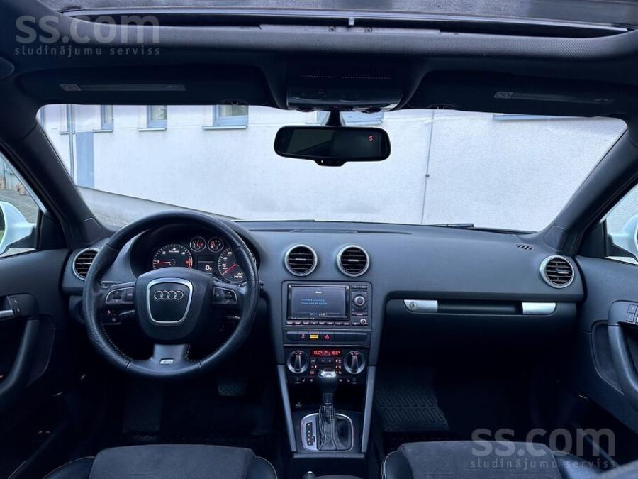 White Audi A3 2011 in Jelgava, with an engine capacity of 2.00 L and mileage of 248 thousand km for 6450 €, photo 16 on AUTOMOTO.COM.LV