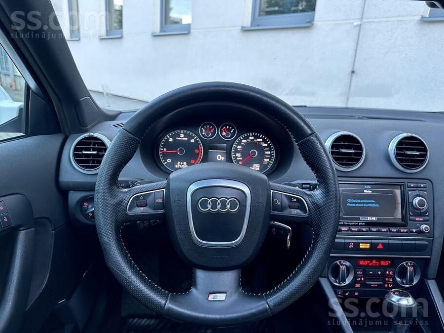White Audi A3 2011 in Jelgava, with an engine capacity of 2.00 L and mileage of 248 thousand km for 6450 €, photo 19 on AUTOMOTO.COM.LV