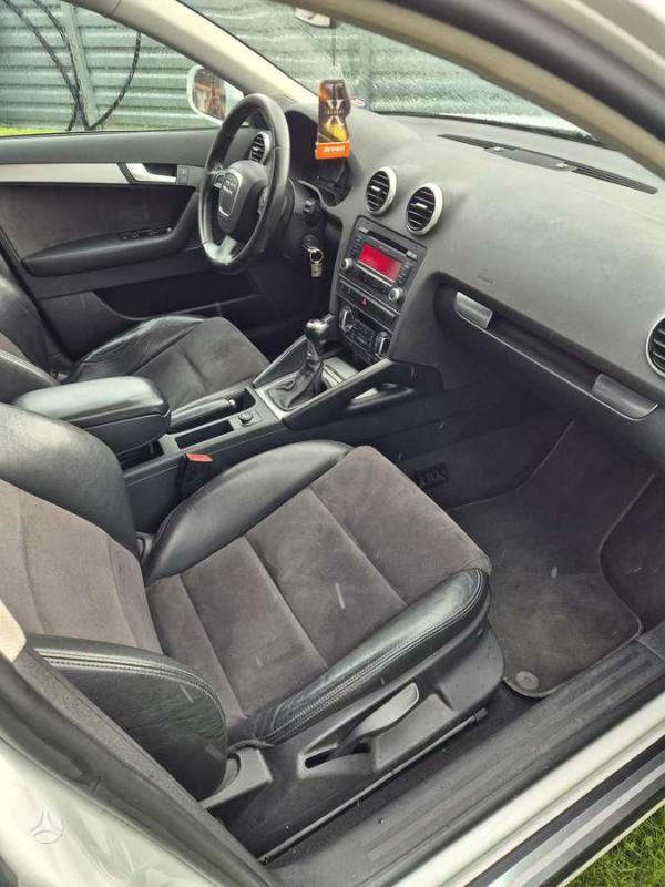 White Audi A3 2011 in Telschi, with an engine capacity of 1.97 L and mileage of 268 thousand km for 4950 €, photo 7 on AUTOMOTO.COM.LV