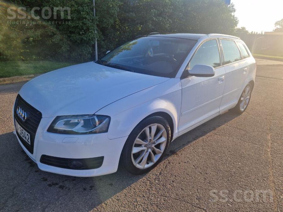 White Audi A3 2011 in Riga, with an engine capacity of 2.00 L and mileage of 207 thousand km for 5400 €, photo 6 on AUTOMOTO.COM.LV