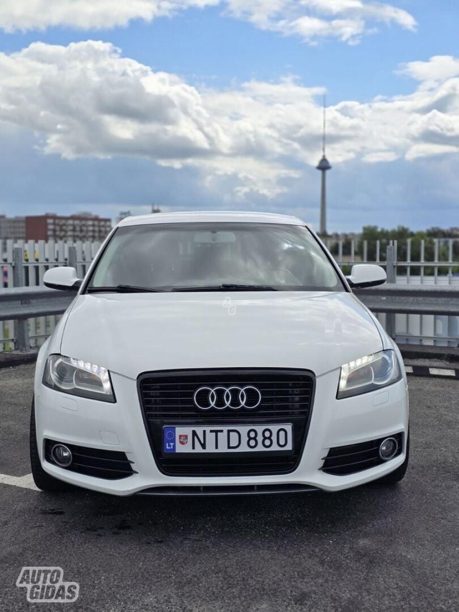 White Audi A3 2011 in Vilnius, with an engine capacity of 1.40 L and mileage of 196 thousand km for 3300 €, photo 3 on AUTOMOTO.COM.LV