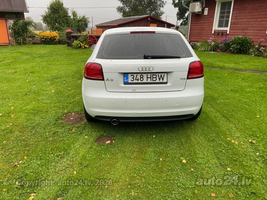 White Audi A3 2011 in Tallinn, with an engine capacity of 1.60 L and mileage of 276 thousand km for 4000 €, photo 4 on AUTOMOTO.COM.LV