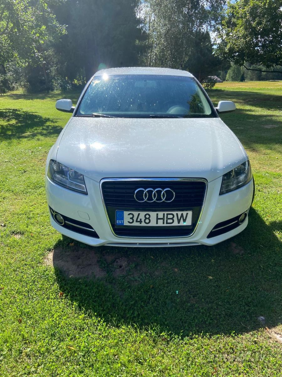 White Audi A3 2011 in Tallinn, with an engine capacity of 1.60 L and mileage of 276 thousand km for 4000 €, photo 7 on AUTOMOTO.COM.LV