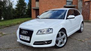 White Audi A3 2011 in Utena, with an engine capacity of 1.97 L and mileage of 241 thousand km for 6250 €, photo  on AUTOMOTO.COM.LV