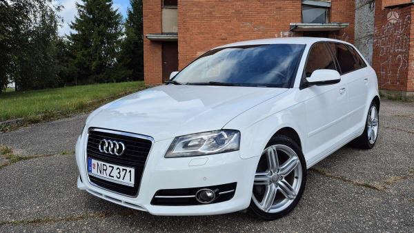 White Audi A3 2011 in Utena, with an engine capacity of 1.97 L and mileage of 241 thousand km for 6250 €, photo 1 on AUTOMOTO.COM.LV
