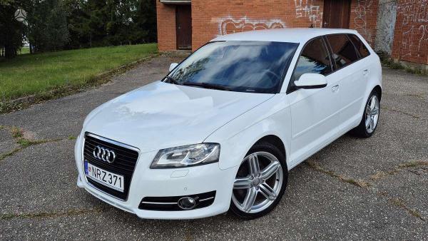 White Audi A3 2011 in Utena, with an engine capacity of 1.97 L and mileage of 241 thousand km for 6250 €, photo 4 on AUTOMOTO.COM.LV