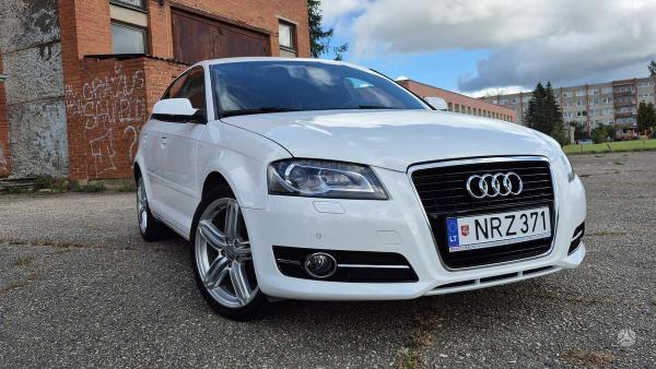 White Audi A3 2011 in Utena, with an engine capacity of 1.97 L and mileage of 241 thousand km for 6250 €, photo 6 on AUTOMOTO.COM.LV