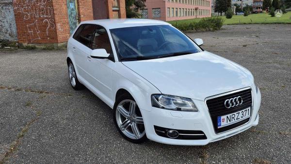 White Audi A3 2011 in Utena, with an engine capacity of 1.97 L and mileage of 241 thousand km for 6250 €, photo 7 on AUTOMOTO.COM.LV