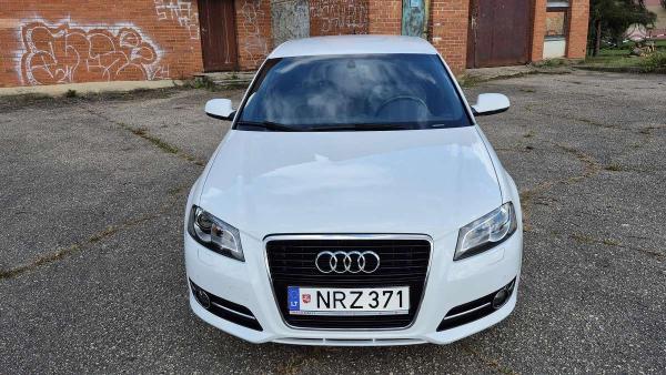 White Audi A3 2011 in Utena, with an engine capacity of 1.97 L and mileage of 241 thousand km for 6250 €, photo 8 on AUTOMOTO.COM.LV