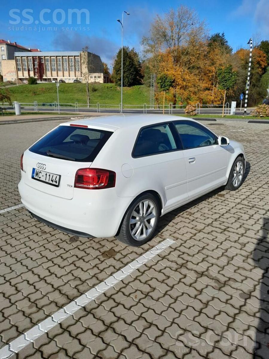 Balts Audi A3 2011 Saldus, ar dzinēja tilpumu 1.60 L un nobraukumu 206 tūkst. km par 5250 €, foto 4 vietnē AUTOMOTO.COM.LV