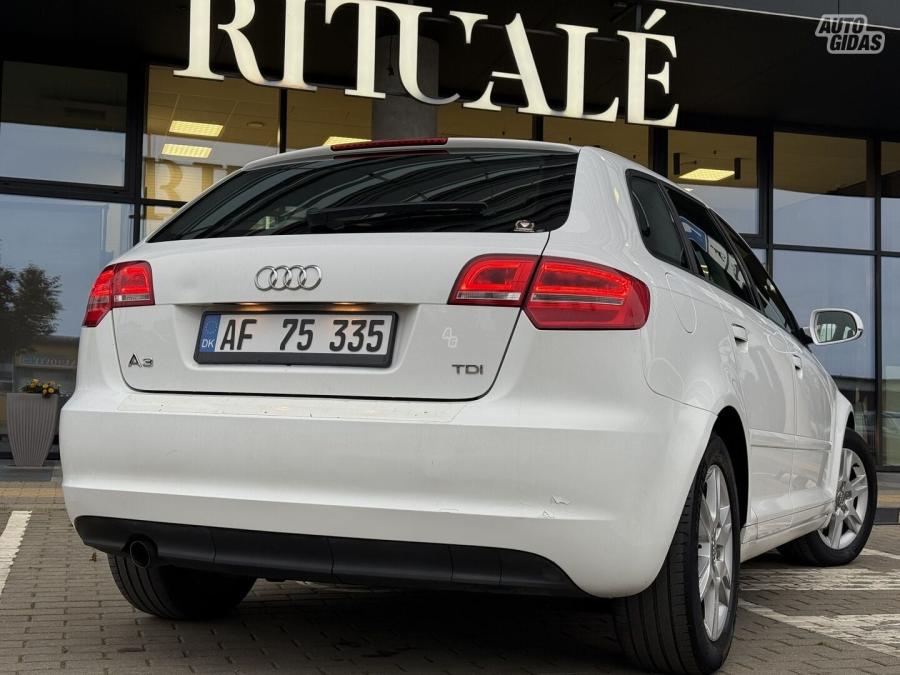 Balts Audi A3 2011 Kauņa, ar dzinēja tilpumu 2.00 L un nobraukumu 350 tūkst. km par 3890 €, foto 10 vietnē AUTOMOTO.COM.LV