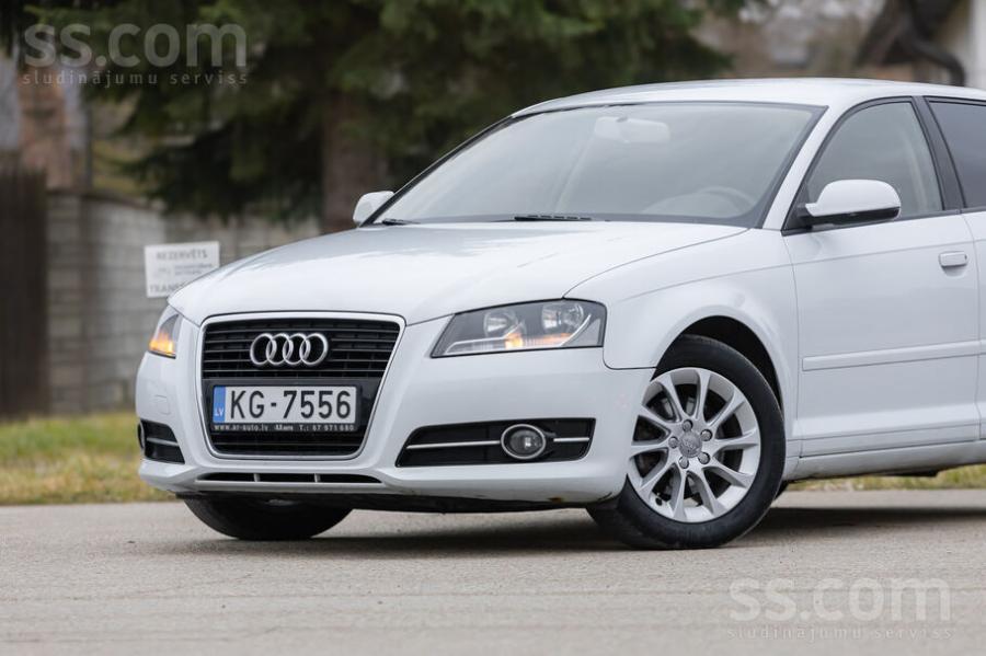 Balts Audi A3 2012 Jelgava, ar dzinēja tilpumu 2.00 L un nobraukumu 240 tūkst. km par 5999 €, foto 5 vietnē AUTOMOTO.COM.LV