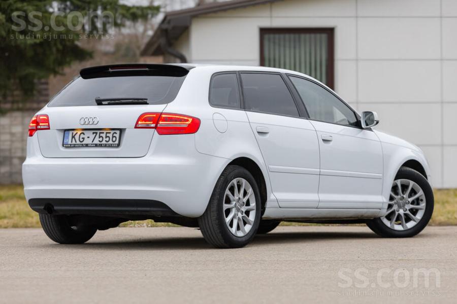 Balts Audi A3 2012 Jelgava, ar dzinēja tilpumu 2.00 L un nobraukumu 240 tūkst. km par 5999 €, foto 7 vietnē AUTOMOTO.COM.LV