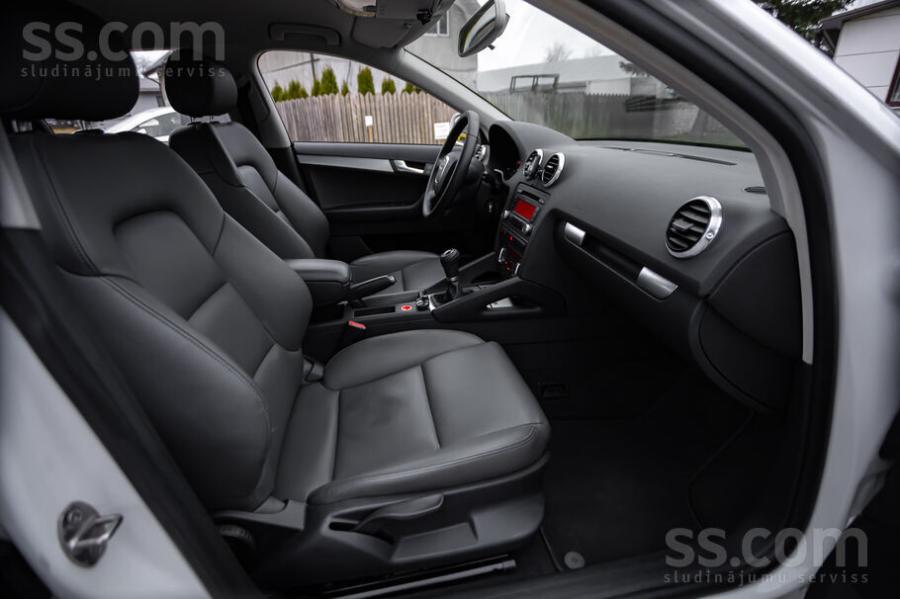 Balts Audi A3 2012 Jelgava, ar dzinēja tilpumu 2.00 L un nobraukumu 240 tūkst. km par 5999 €, foto 10 vietnē AUTOMOTO.COM.LV