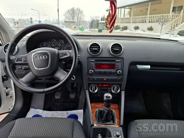 Balts Audi A3 2012 Bauska, ar dzinēja tilpumu 1.60 L un nobraukumu 273 tūkst. km par 5800 €, foto 6 vietnē AUTOMOTO.COM.LV