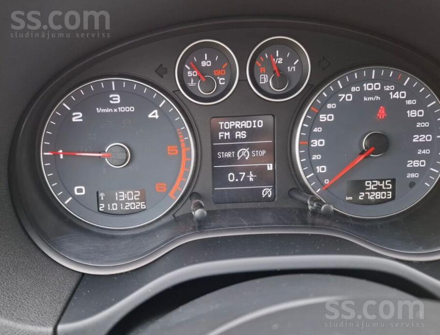 Balts Audi A3 2012 Bauska, ar dzinēja tilpumu 1.60 L un nobraukumu 273 tūkst. km par 5800 €, foto 8 vietnē AUTOMOTO.COM.LV